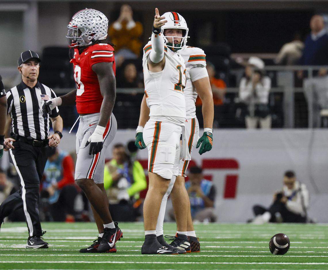 As playoff run continues, Carson Beck showing he's willing to do ...