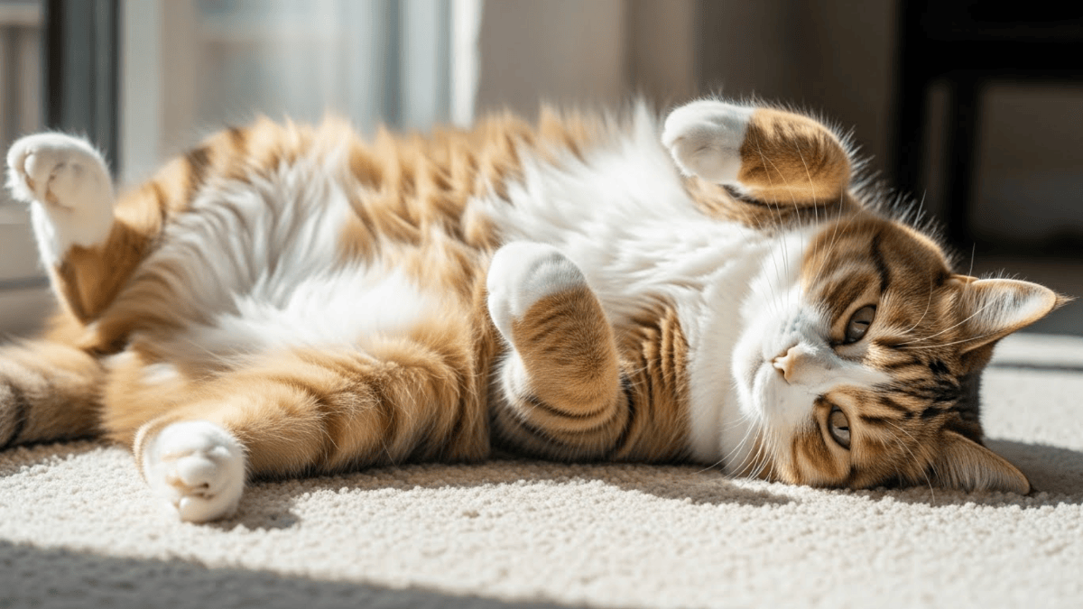 Cat sleeping positions and what they reveal