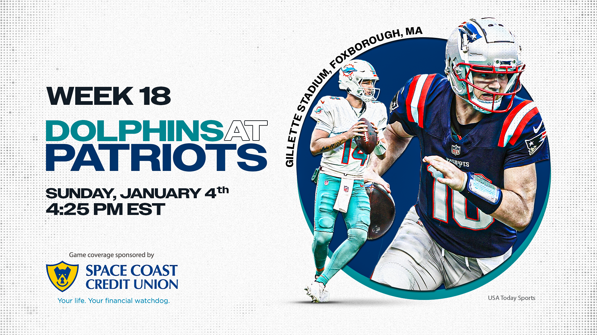 Dolphins vs. Patriots live updates: Week 18 game score, highlights