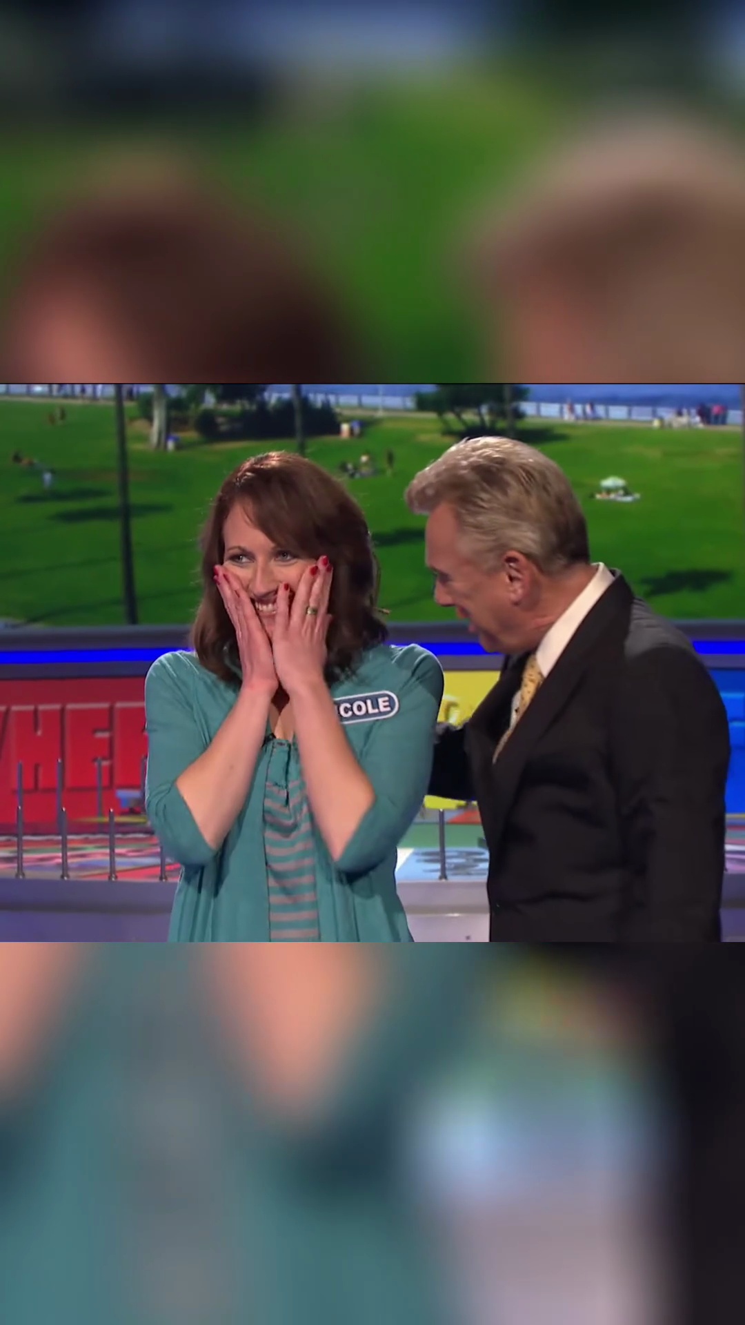 The bonus round puzzle has everyone leaning in on Wheel of Fortune