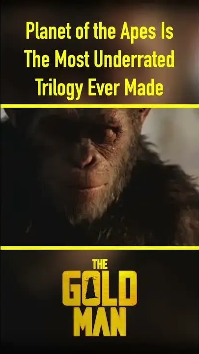 Planet of the Apes is the most underrated trilogy ever made #shorts