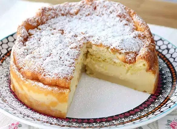 Magic cake vanilla and lemon - video recipe!