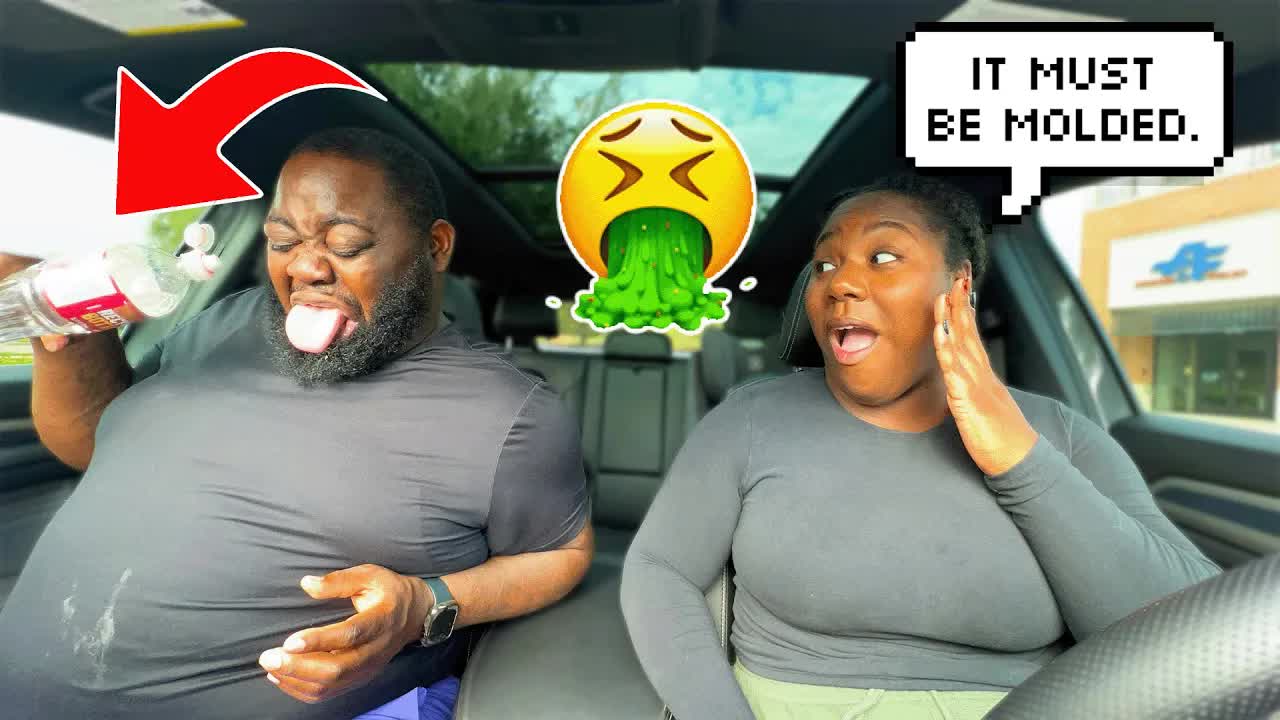 Putting vinegar in my husband's water! Hilarious