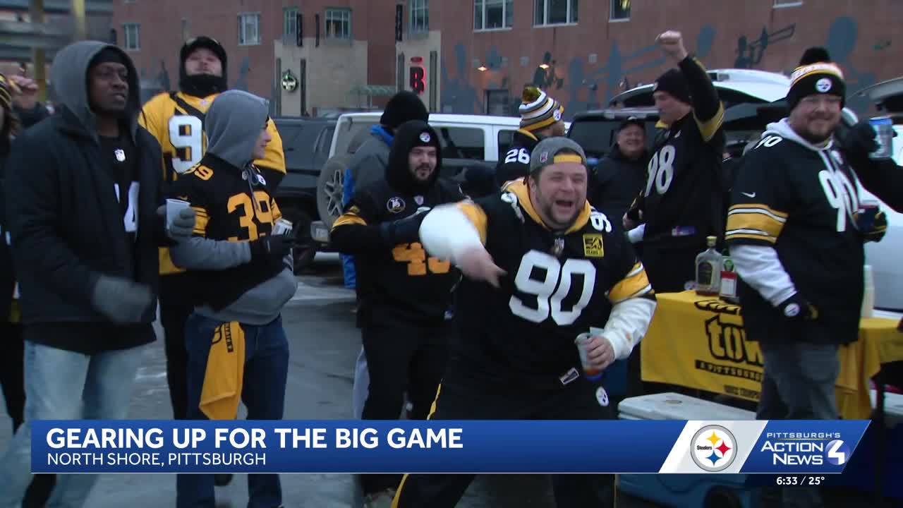 Steelers fans gear up for the big game against the Ravens Sunday night