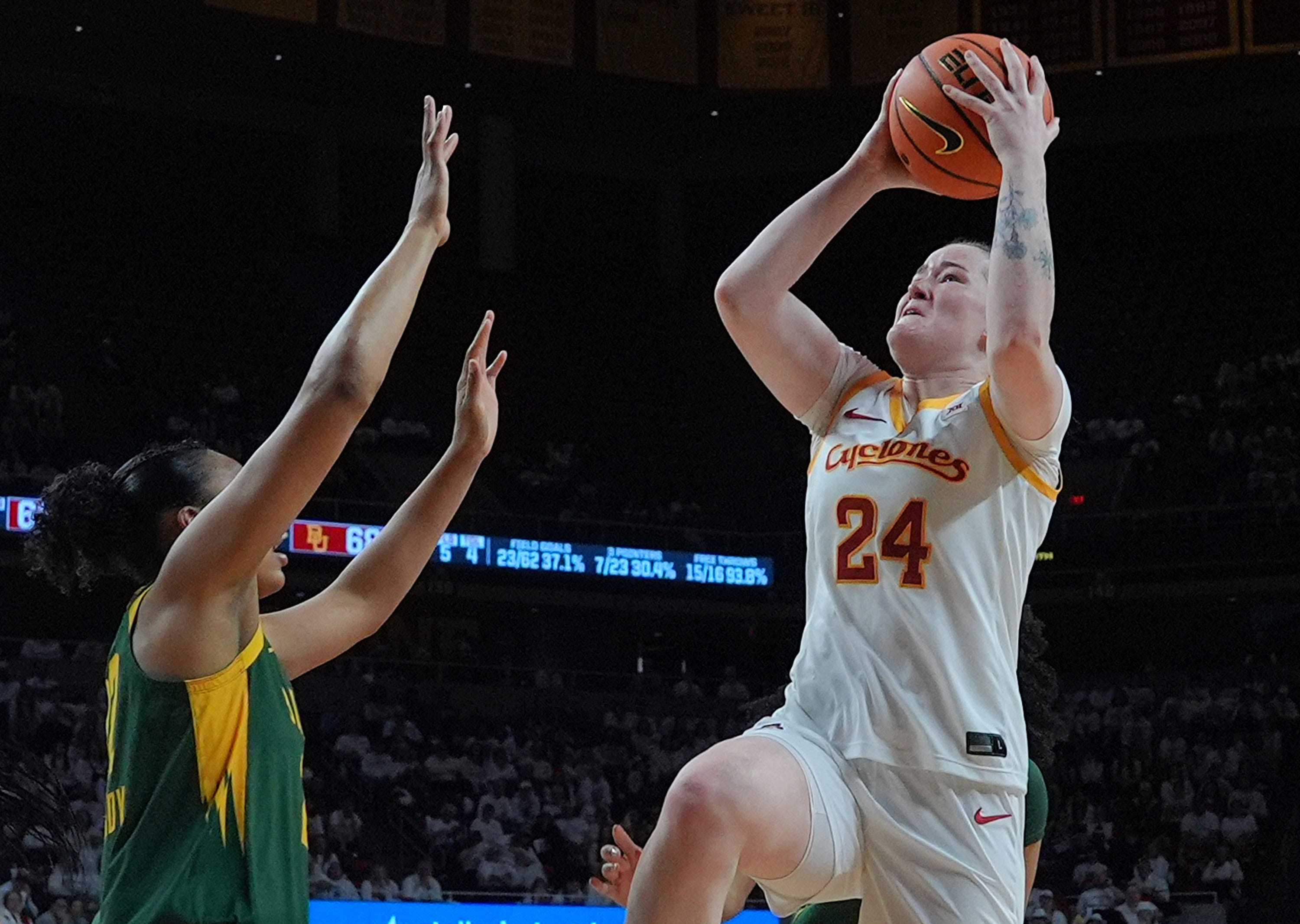 Iowa State's Addy Brown out indefinitely with lower body injury