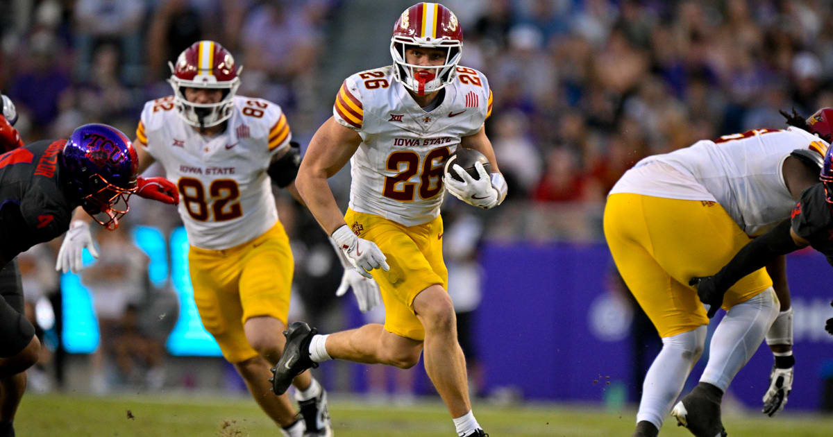 Iowa State running back Carson Hansen commits to Penn State out of ...
