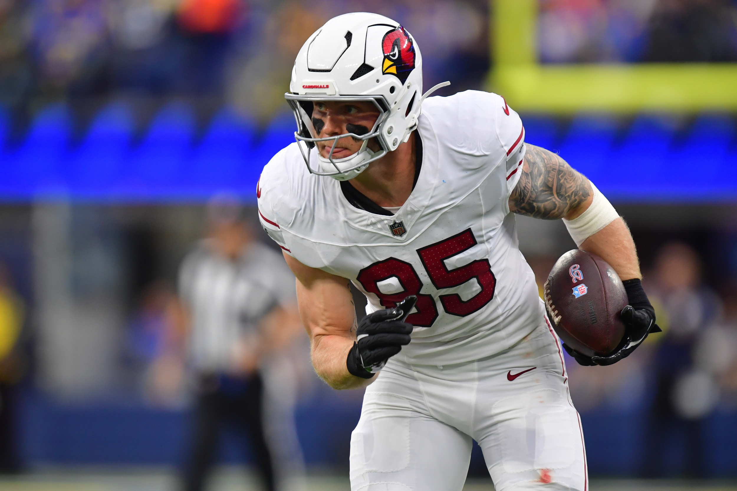 Trey McBride becomes Cardinals single-season receiving TE record holder ...