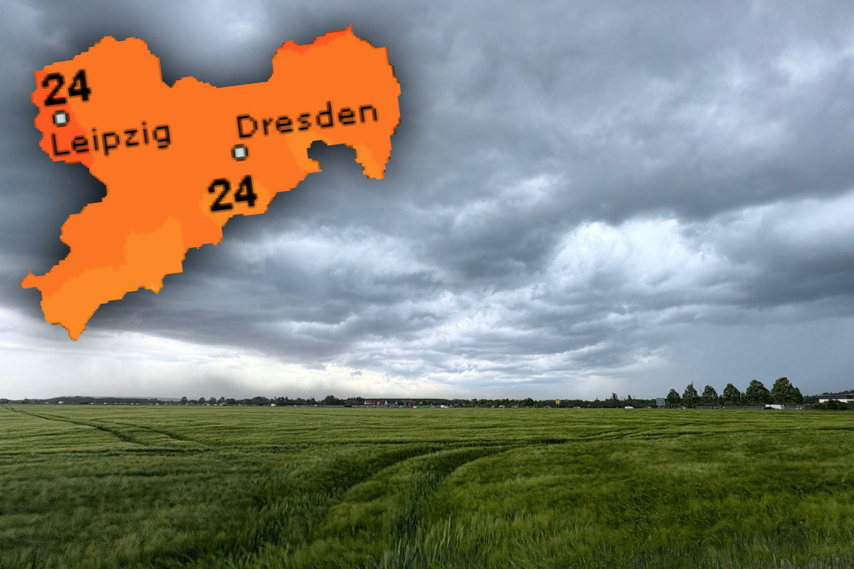 Das soll Sommer sein? Relativ warmes Wetter in Sachsen, aber ...