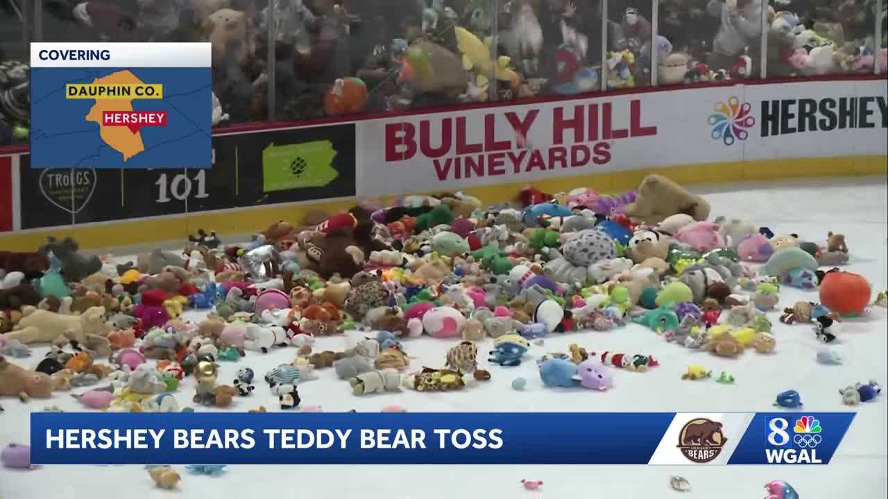 Hershey Bears host annual Teddy Bear Toss