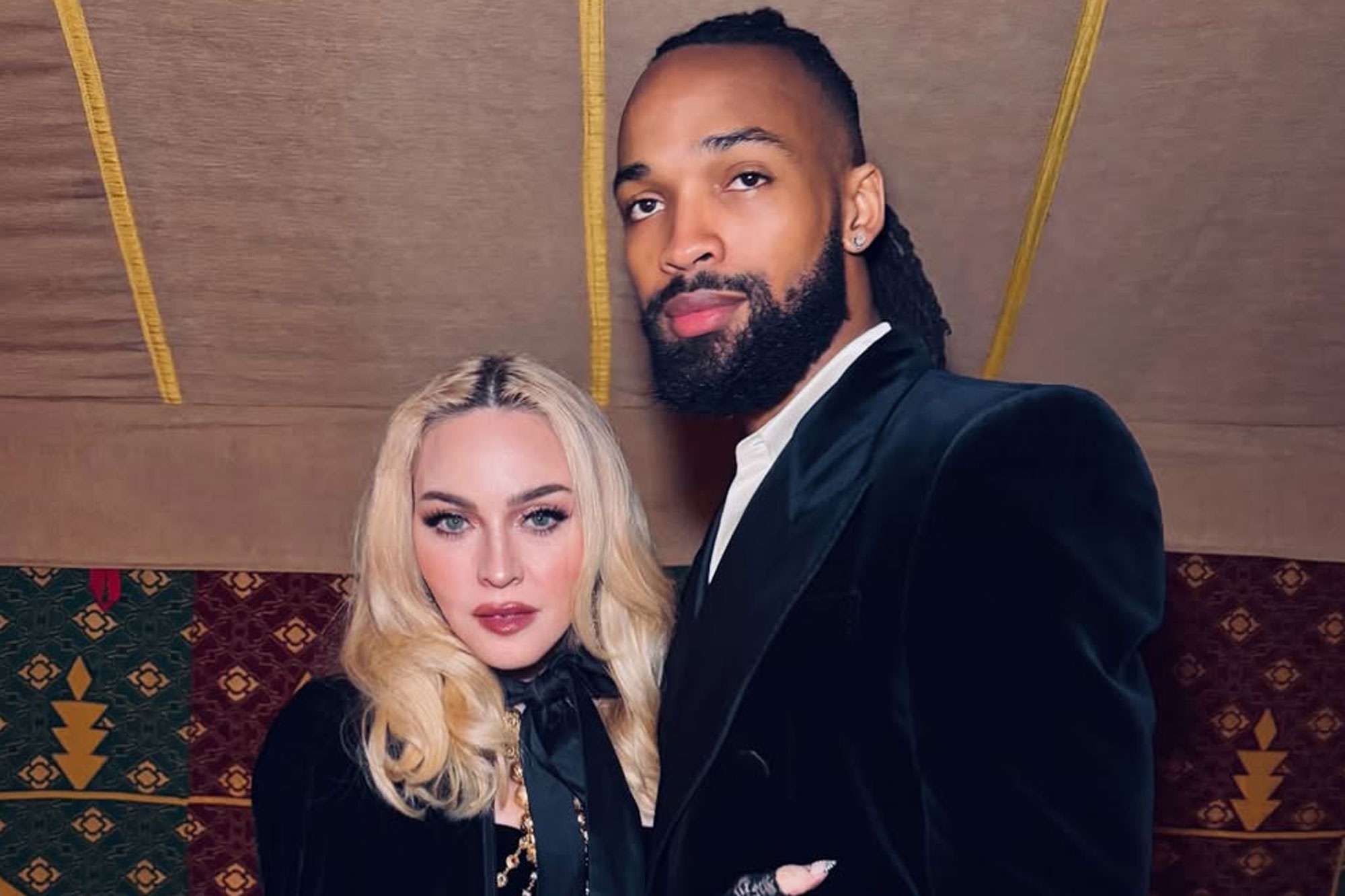 Madonna parties with boyfriend Akeem Morris and her son Rocco in ...