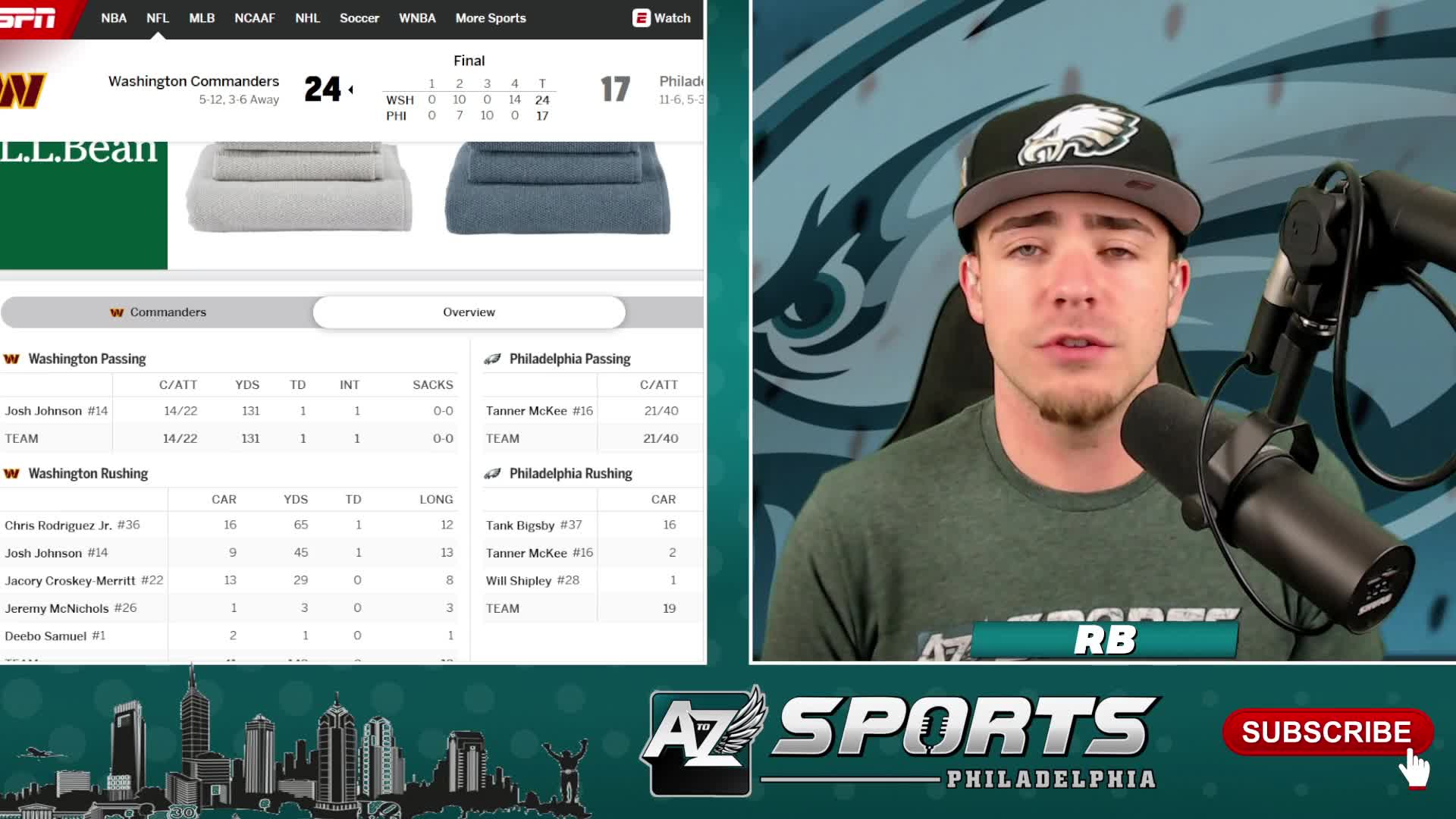 Eagles make costly mistake & lose to Commanders, will face 49ers in ...