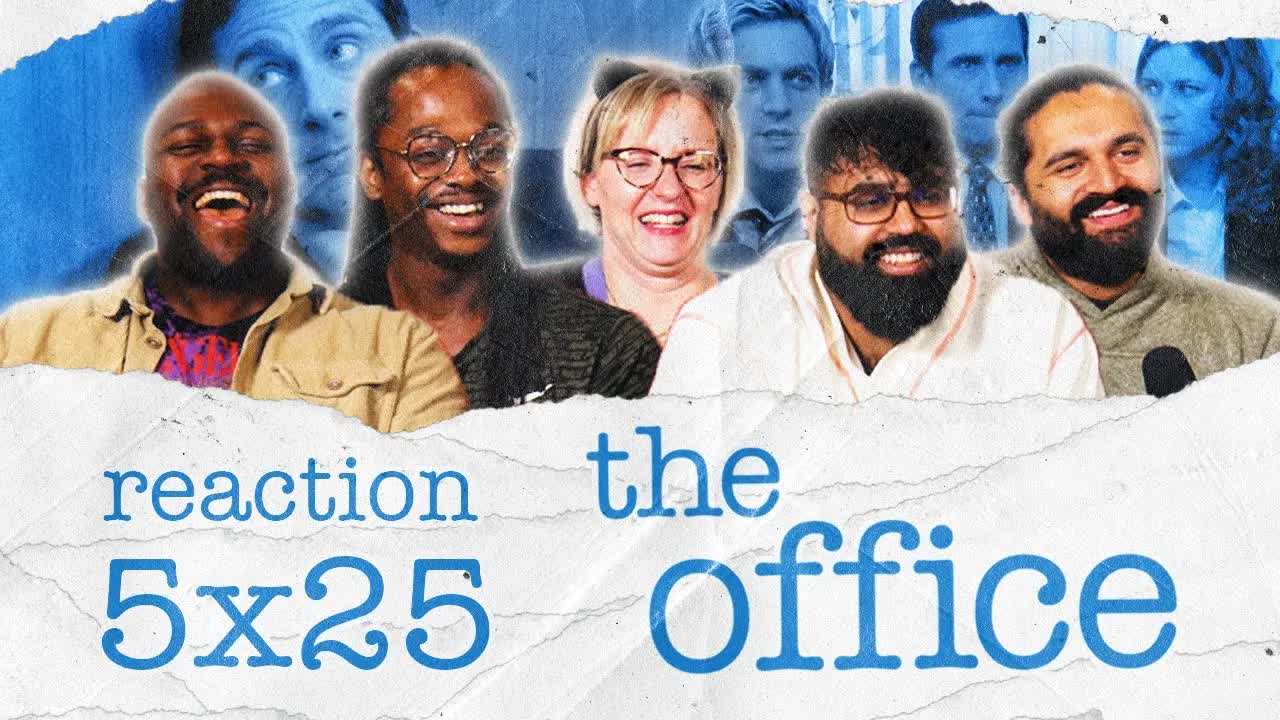 Michael returns! The Office - 5x25 Broke - Group reaction