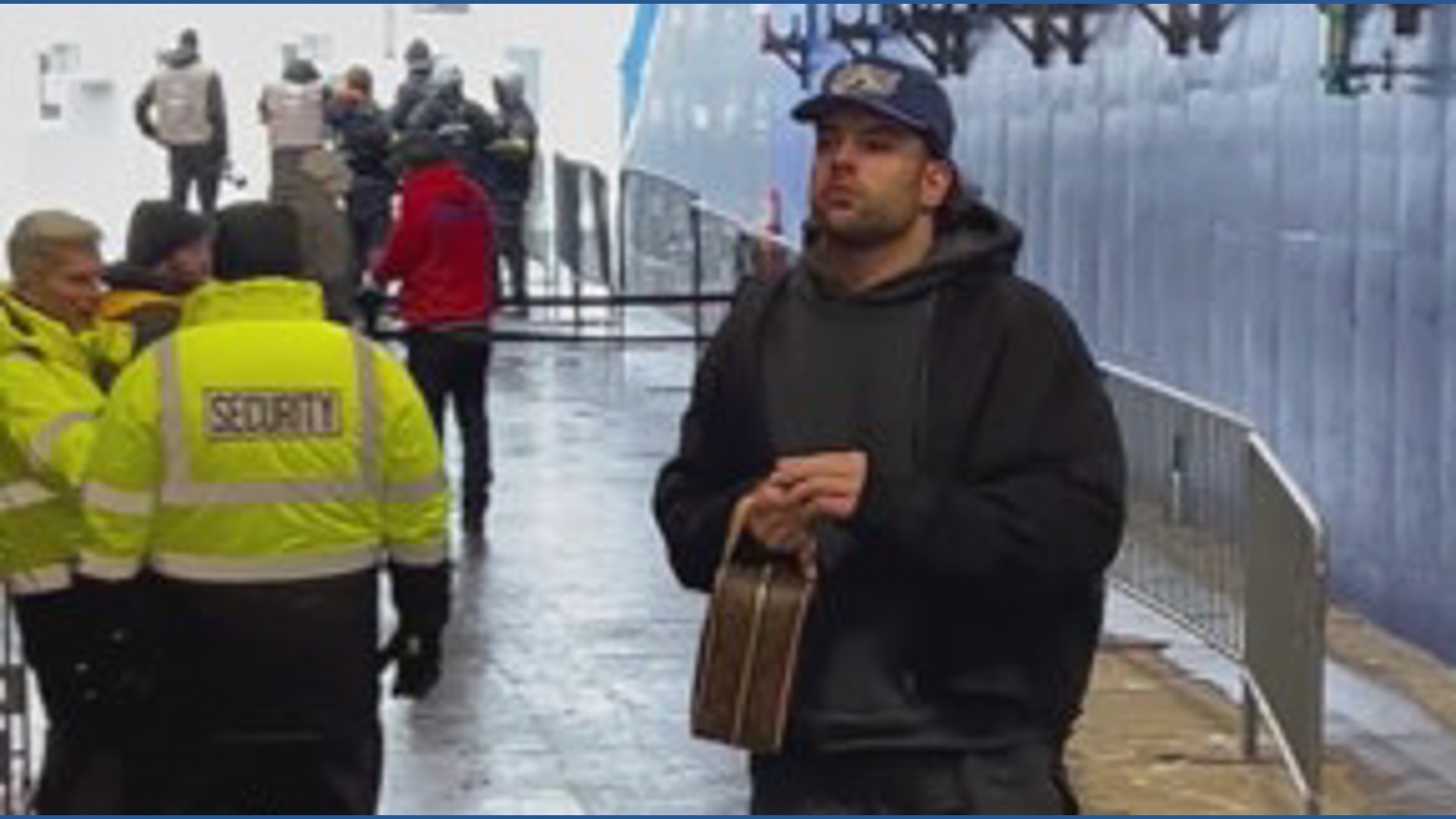 Bills pregame: Matt Milano arrives at Highmark Stadium