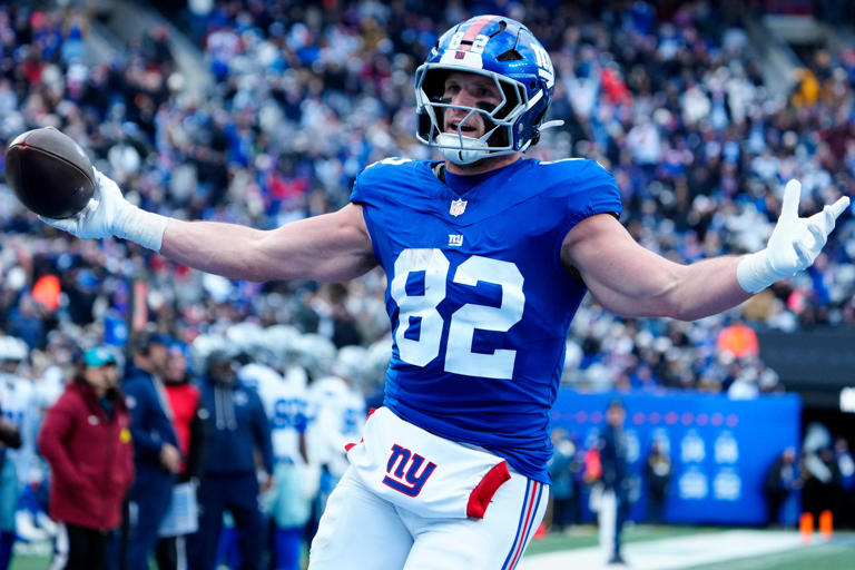 Giants TE Daniel Bellinger: Contract status, 2025 performance review