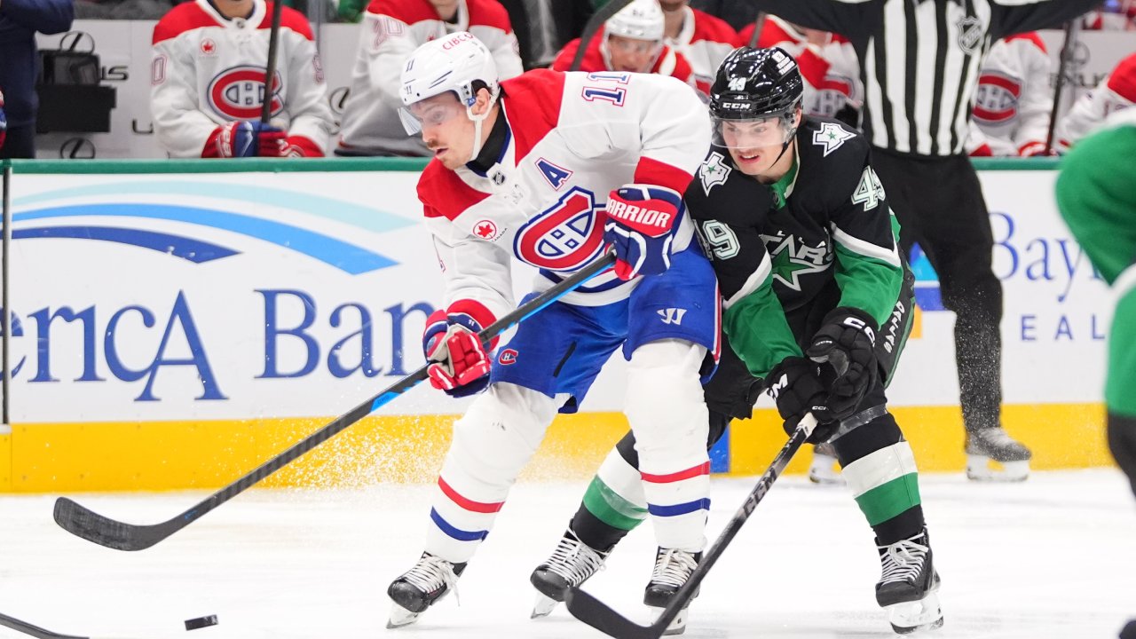 Hutson’s first career OT goal gives Canadiens win over struggling Stars