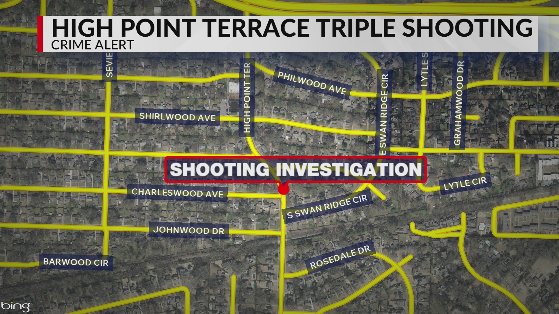 Shooting critically injures woman, 2 others in High Point Terrace: MPD