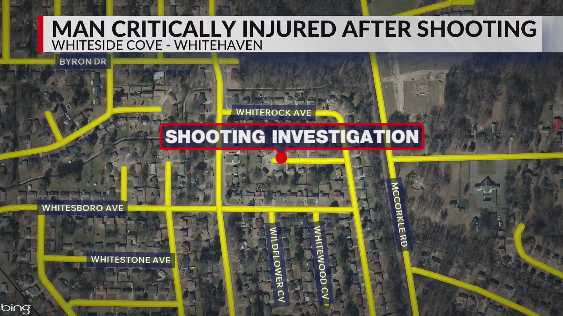 Man critically injured after Whitehaven shooting, police say