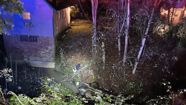 Man cited for DUI after car lands in creek, prompting rescue by first ...