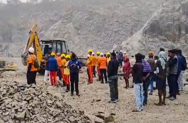 Two killed as rocks fall at illegal stone quarry in Odisha
