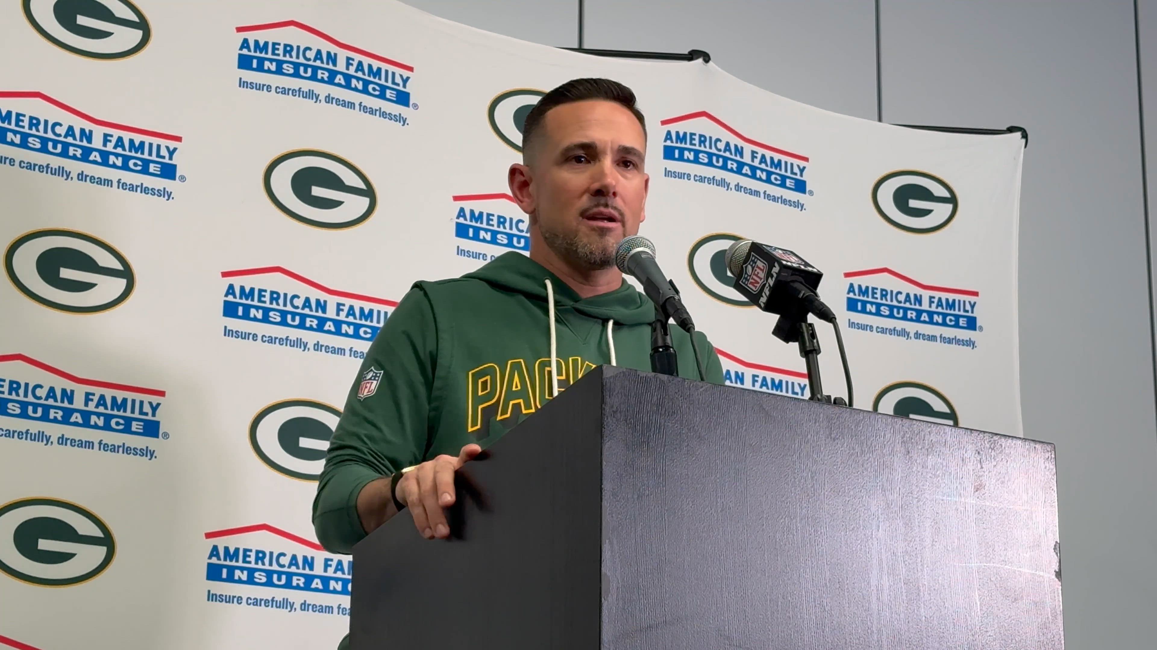 Packers coach Matt LaFleur on resting players vs. Vikings