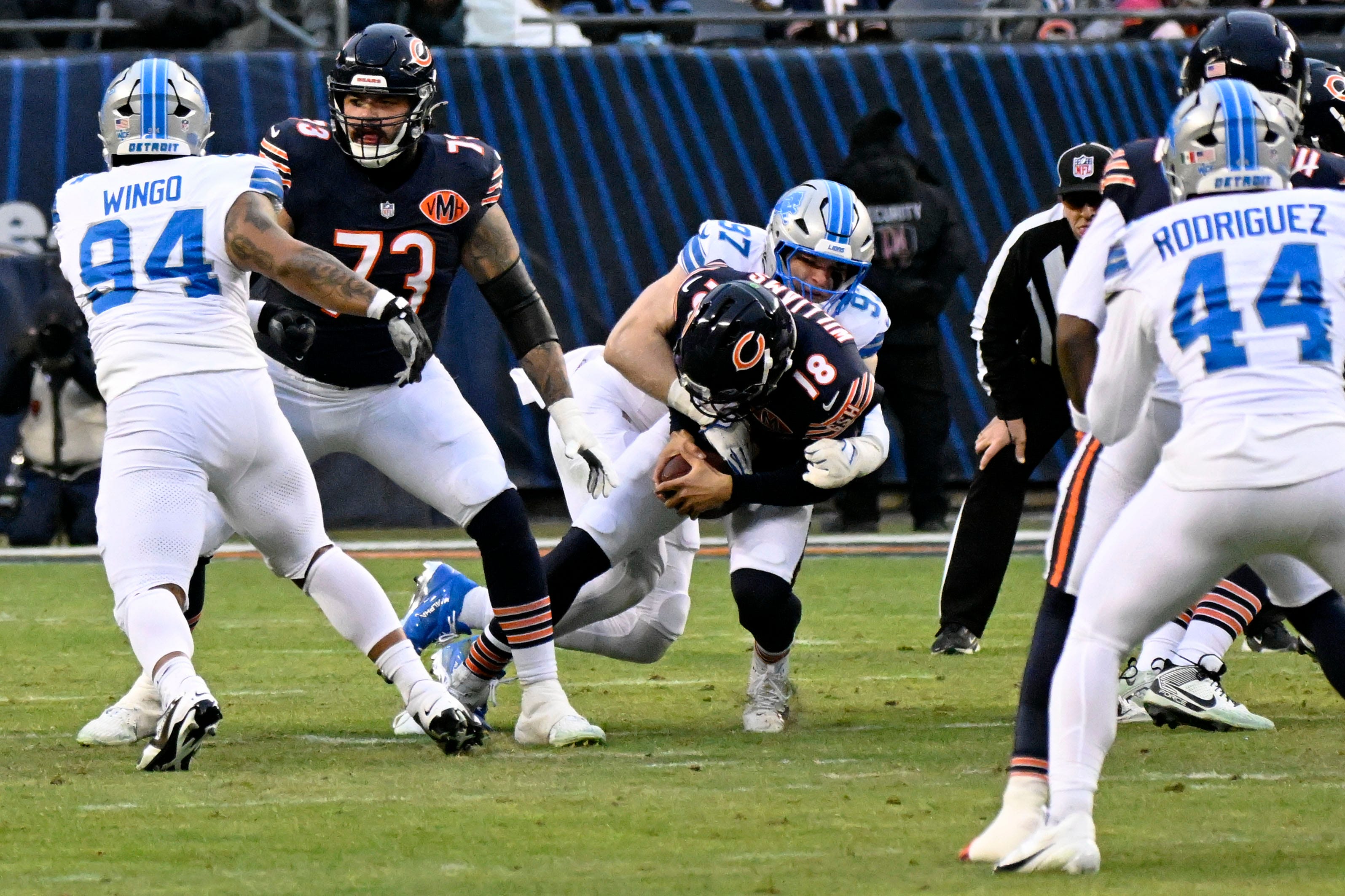 Detroit Lions suffer few injuries vs Chicago Bears in Week 18 win