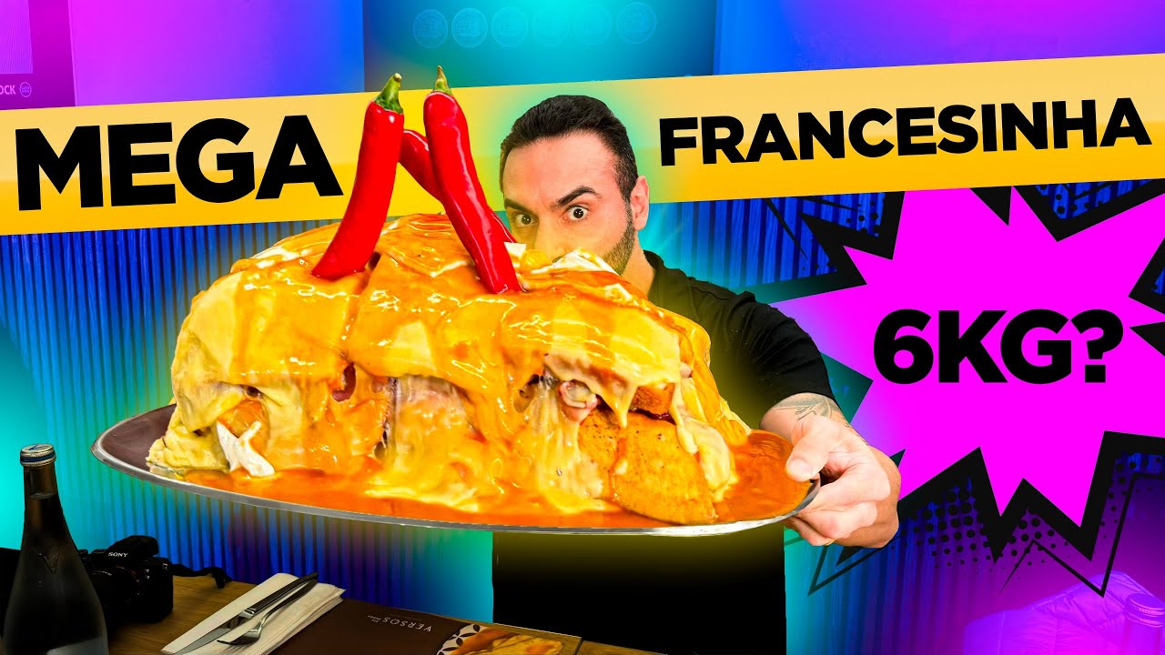 My epic battle with Porto's mega francesinha!