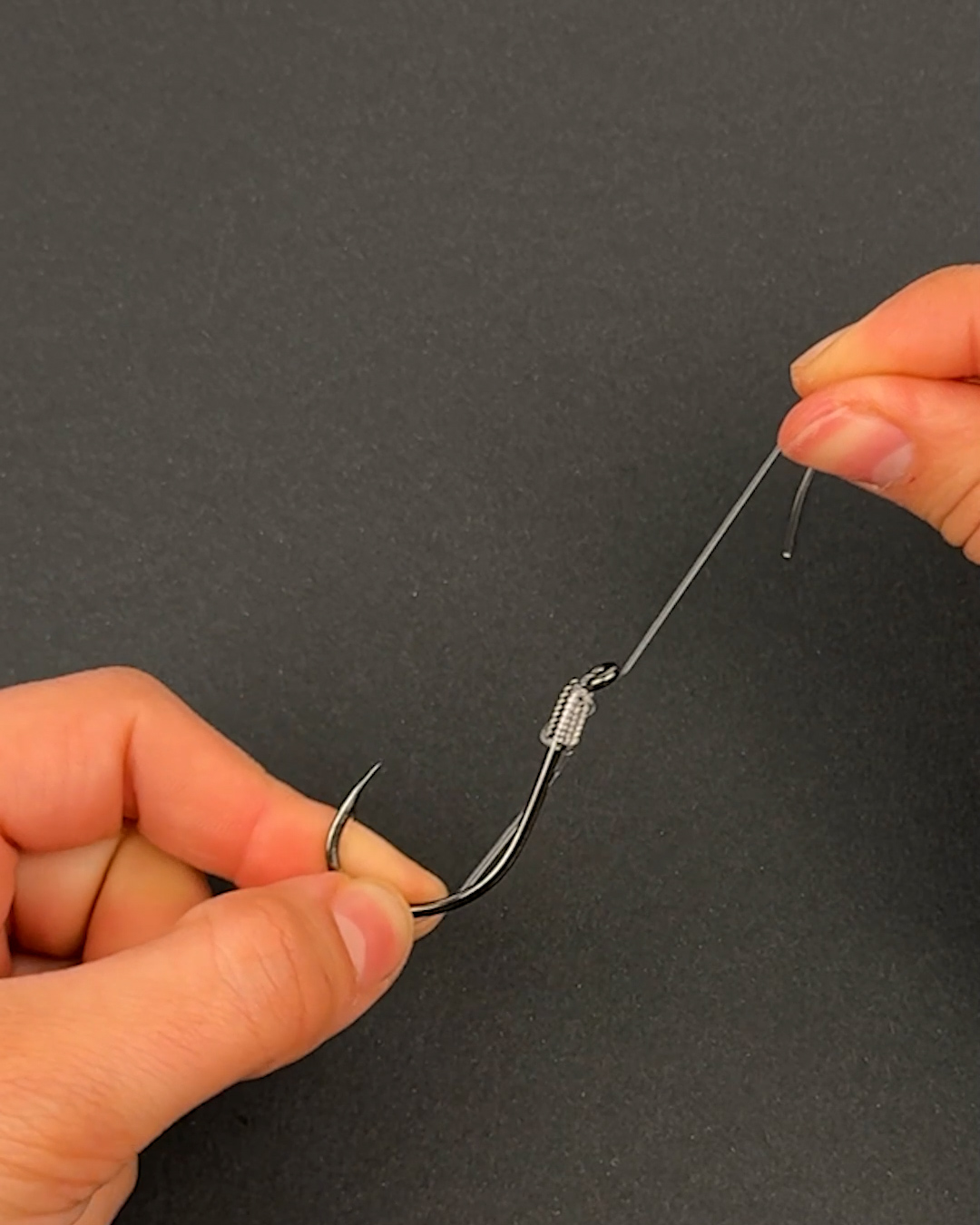 Secure your fish hook like this 🎣