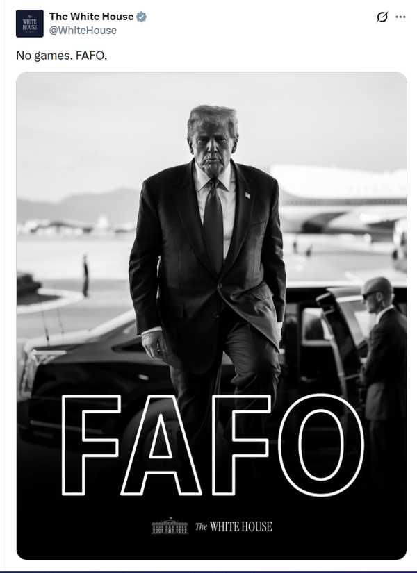 FAFO: Entenda o que significa gíria usada por Trump em post após ...