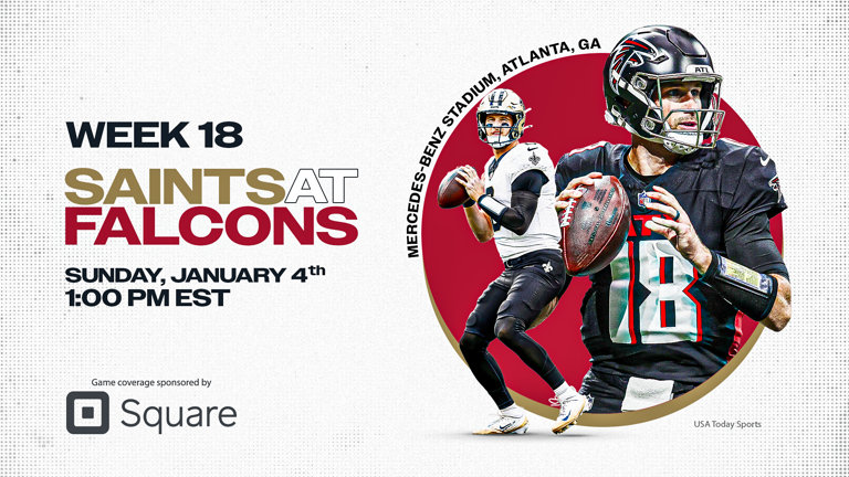 Falcons vs. Saints live updates: NFL Week 18 game score, highlights