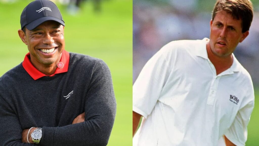 The Phil Mickelson one-liner that cracked Tiger Woods up: "Alright alright"