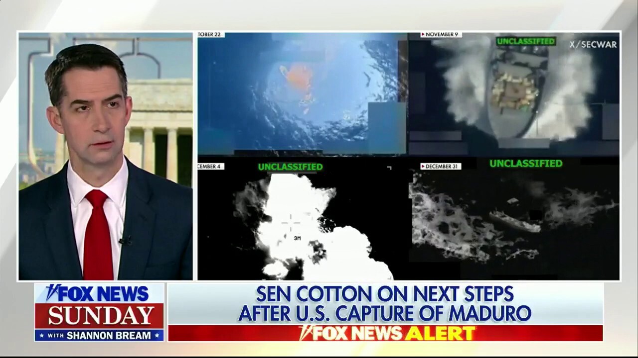 Sen. Cotton breaks down US demands for Venezuela after Maduro's arrest