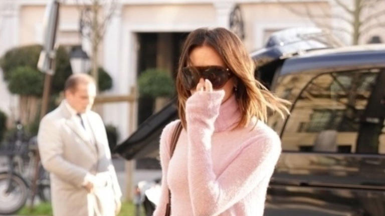 Baby pink is set to be a big trend in 2026, and Victoria Beckham's way ...
