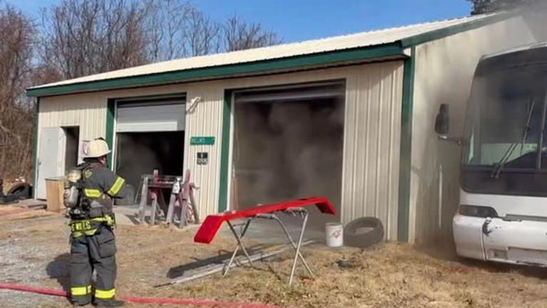 Bedford fire crews worked to battle fires