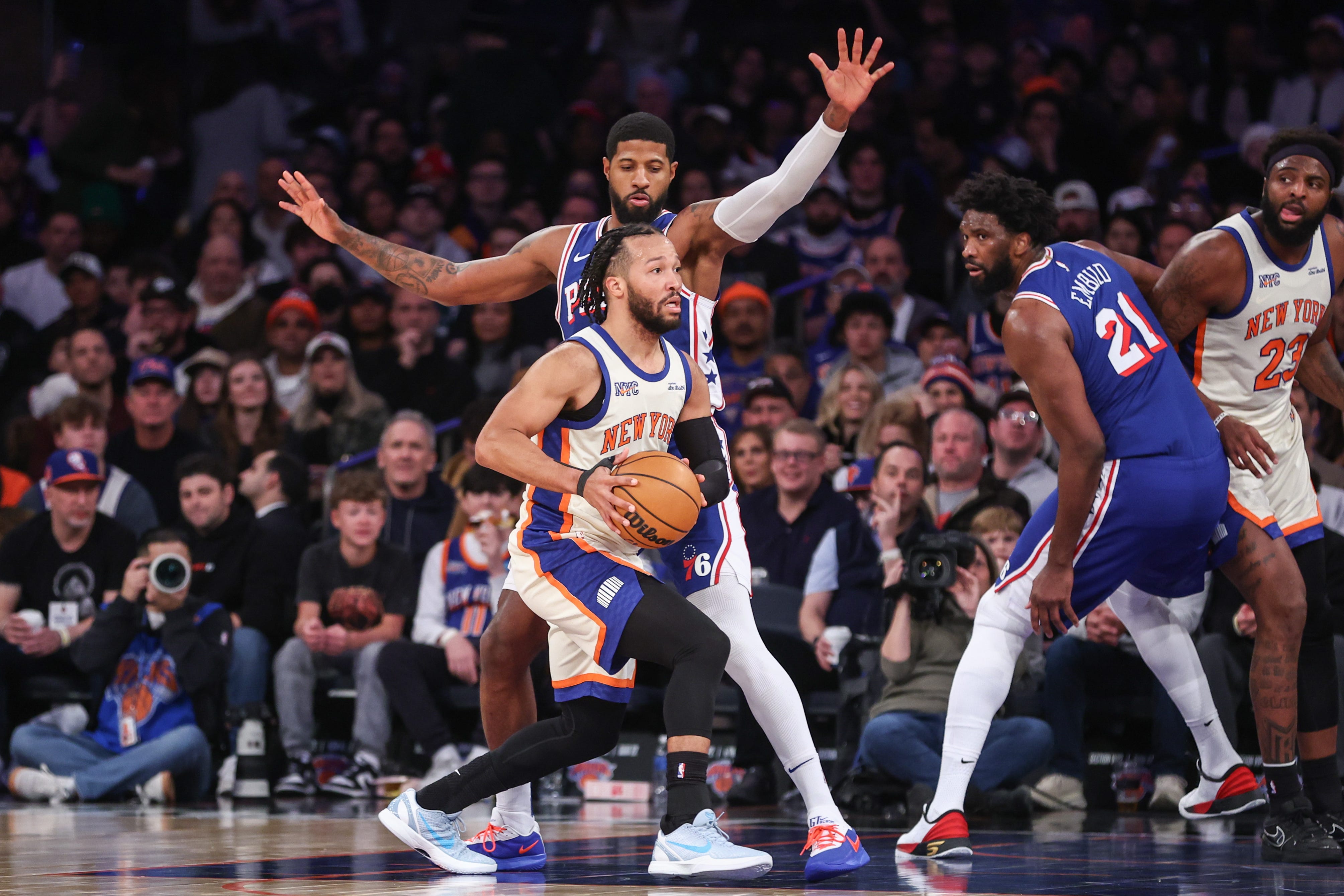 Paul George opens up on rewarding feelings after Sixers beat Knicks