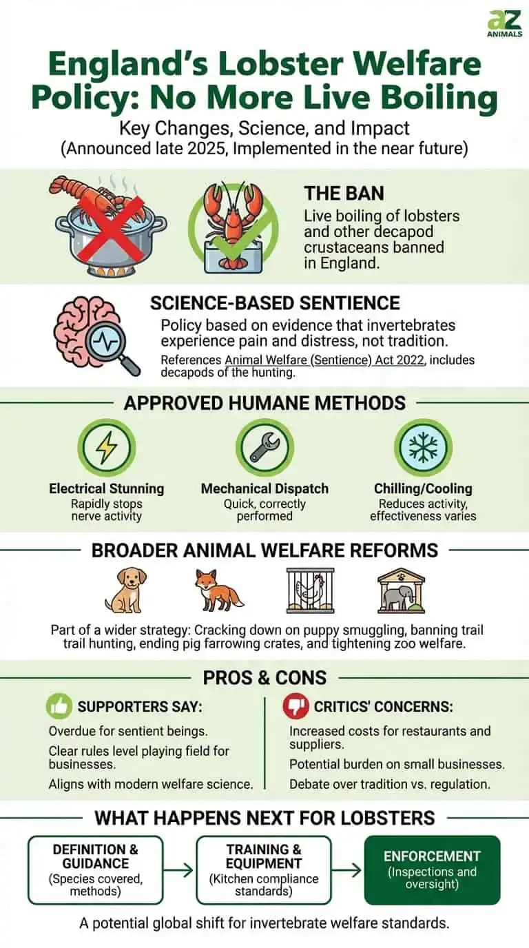 England’s lobster law: What makes crustaceans more protected than chickens?