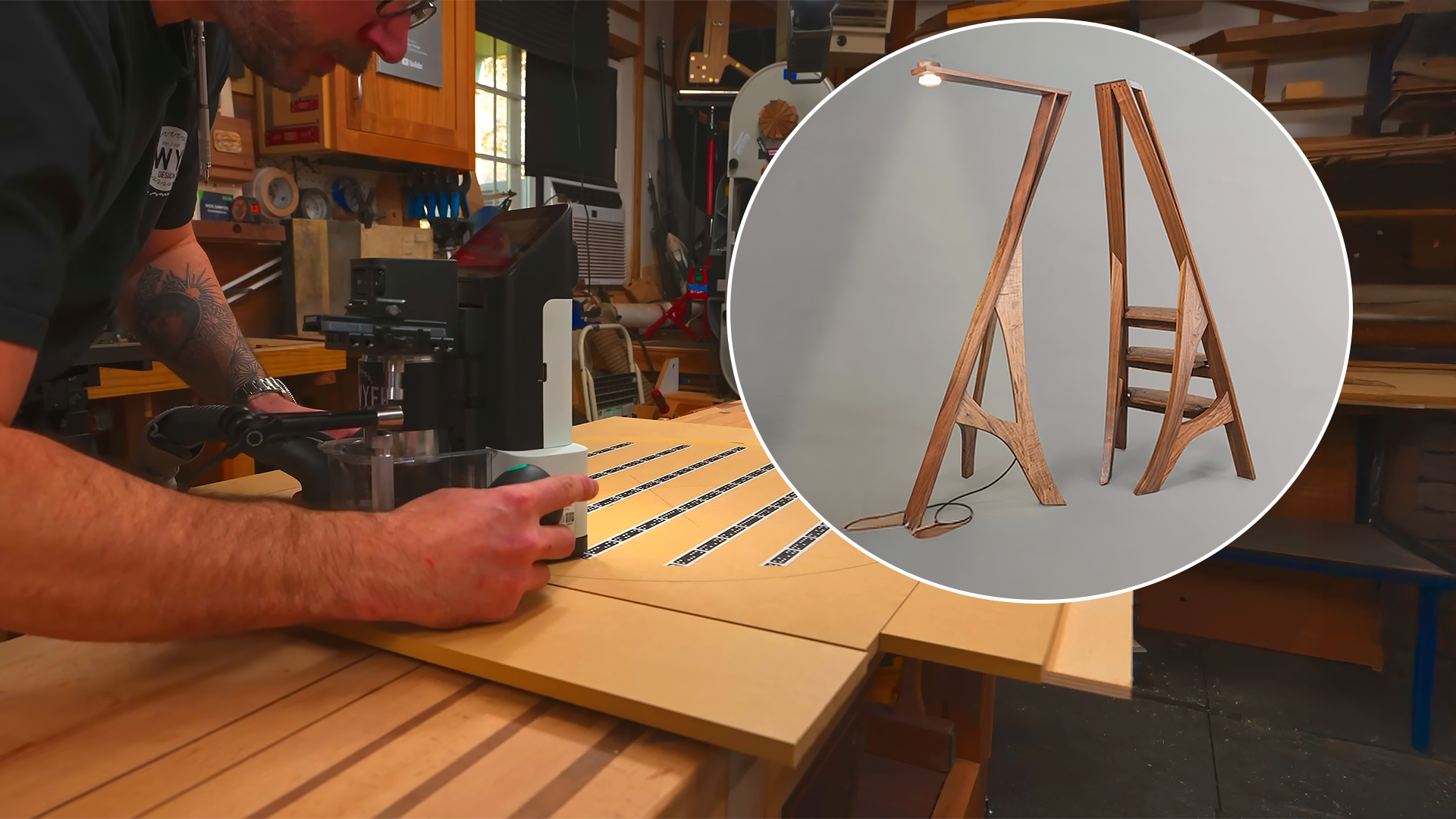 How I made a unique lamp shade