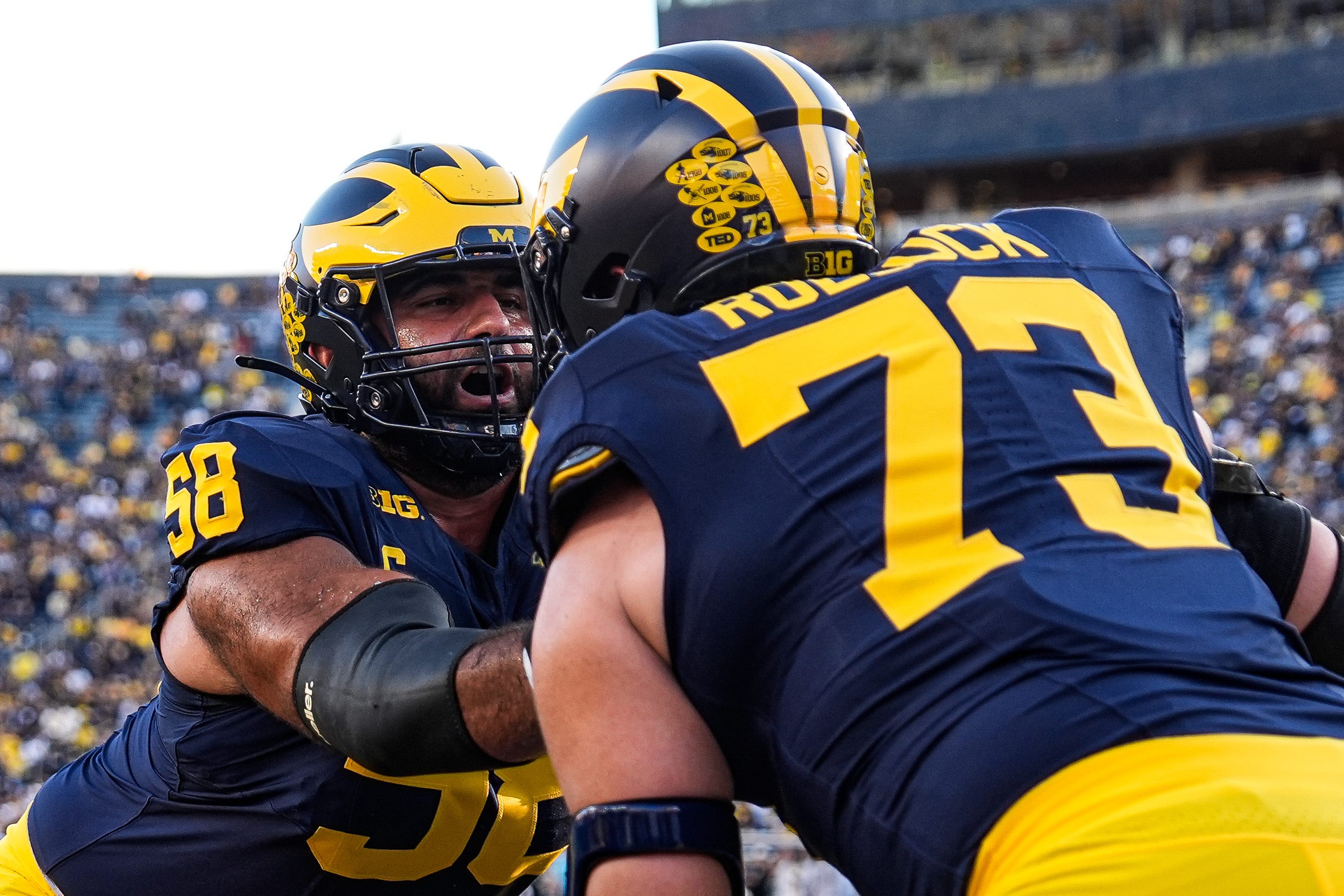 Michigan football OL Ben Roebuck enters transfer portal