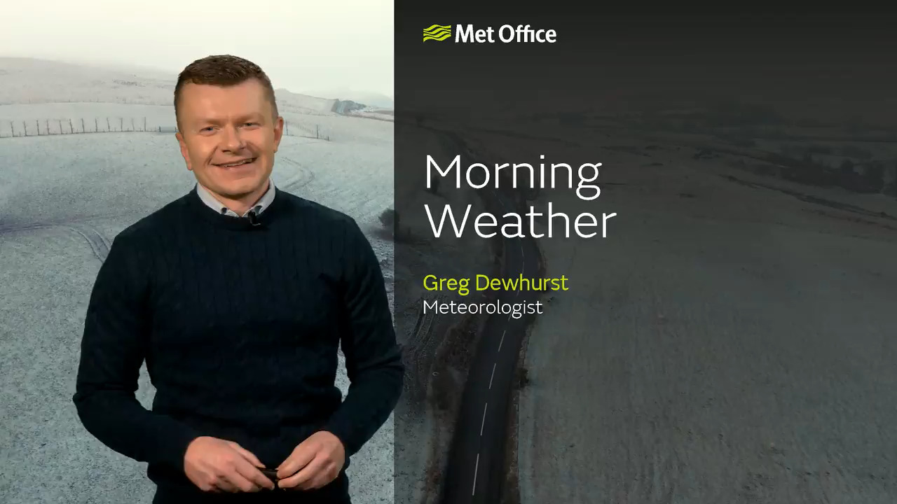 Met Office Monday morning weather forecast 05/01/2026