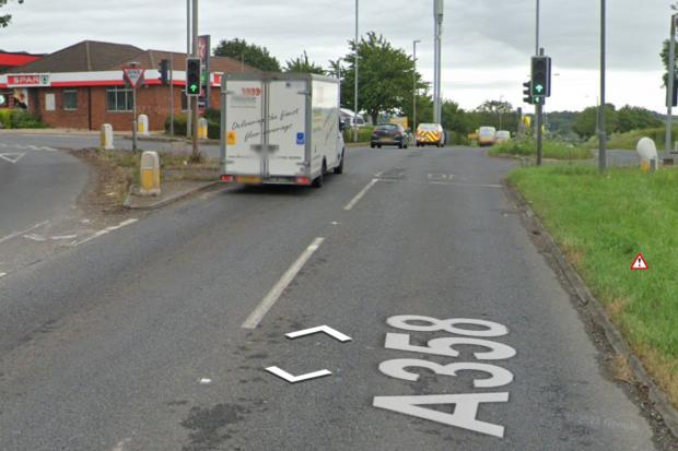 Taunton fire crews rescue person from vehicle after A358 crash near ...