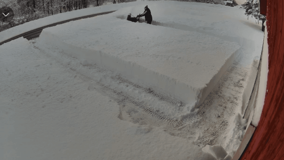 Feet of snow fell across the Tug Hill, more on the way Sunday and Monday