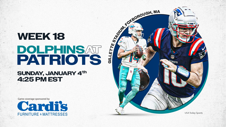 Patriots vs. Dolphins: Live updates, score, highlights from Week 18