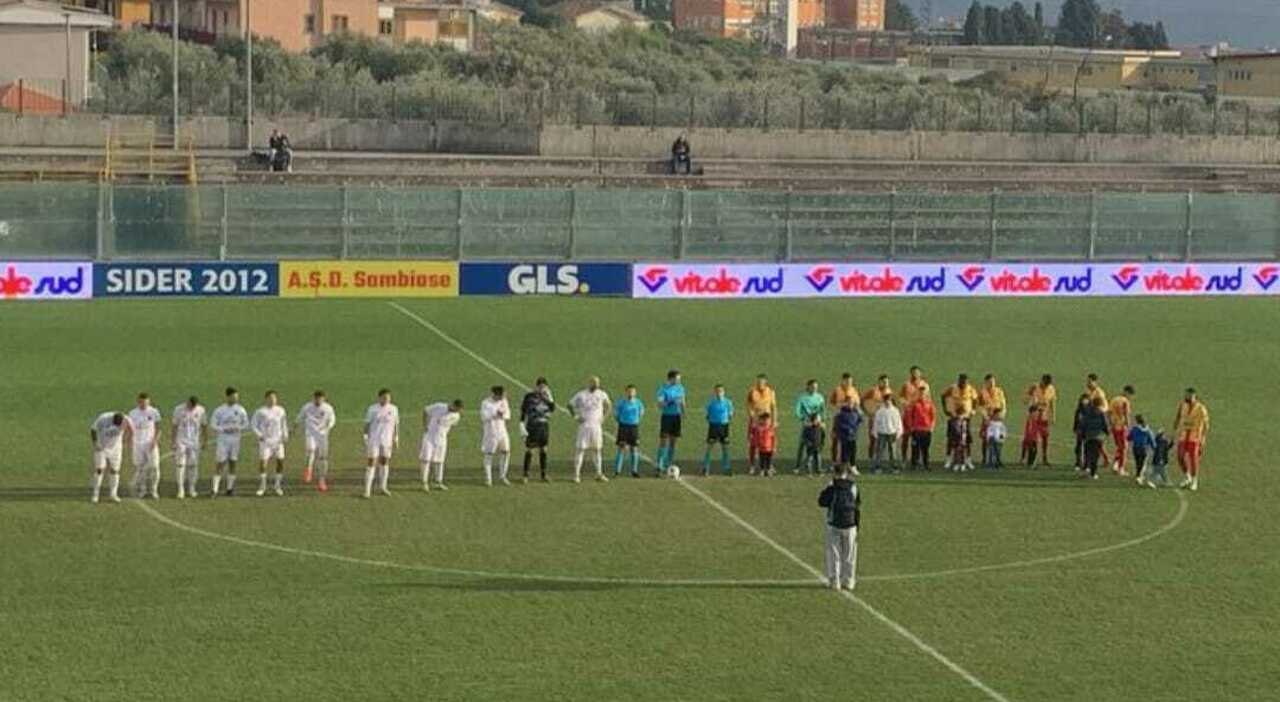 Sambiase-Gelbison 2-1, dopo tre vittorie cade la squadra cilentana