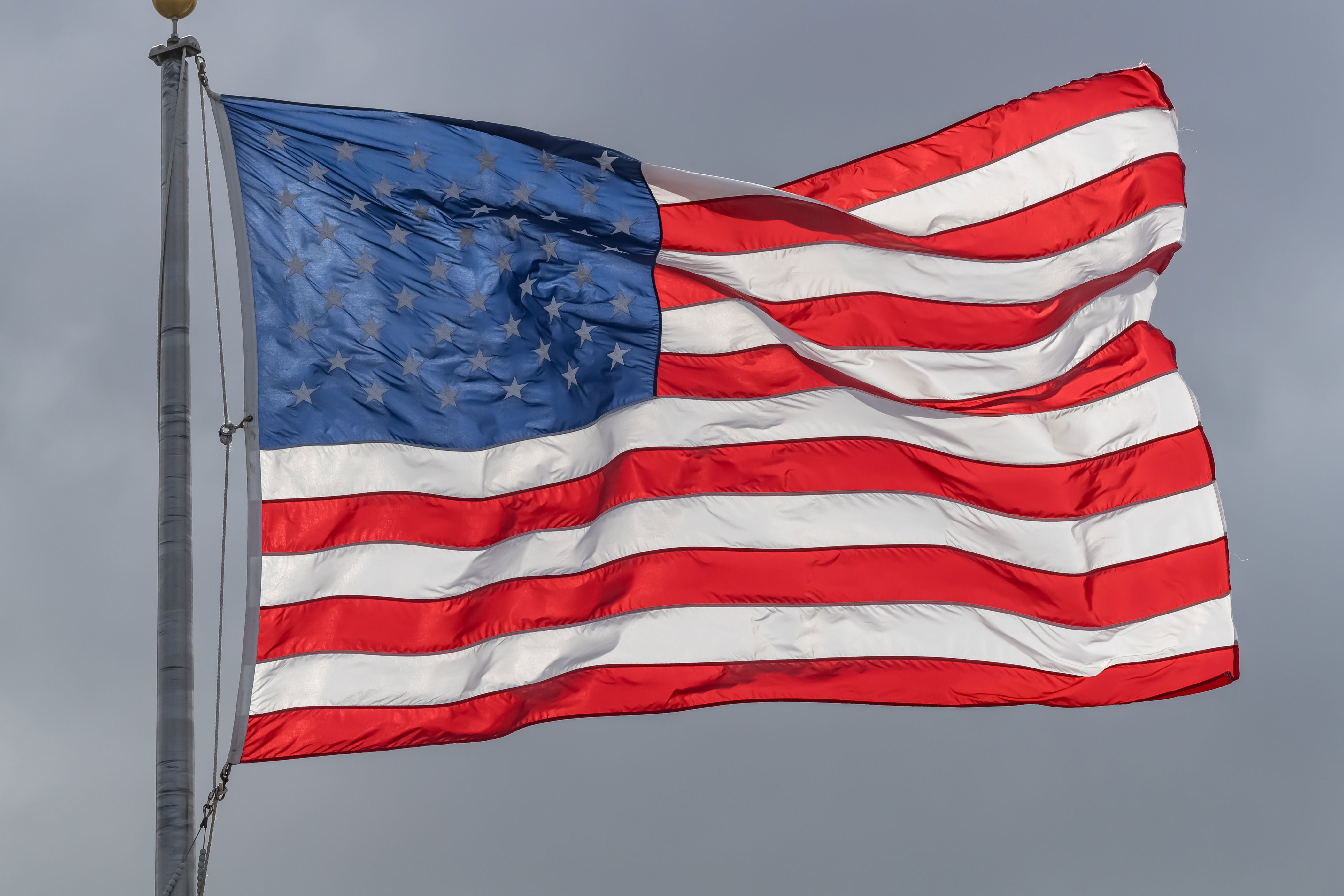 Amerikanische Flagge unter Karte von Grönland löst Reaktion dänischen ...