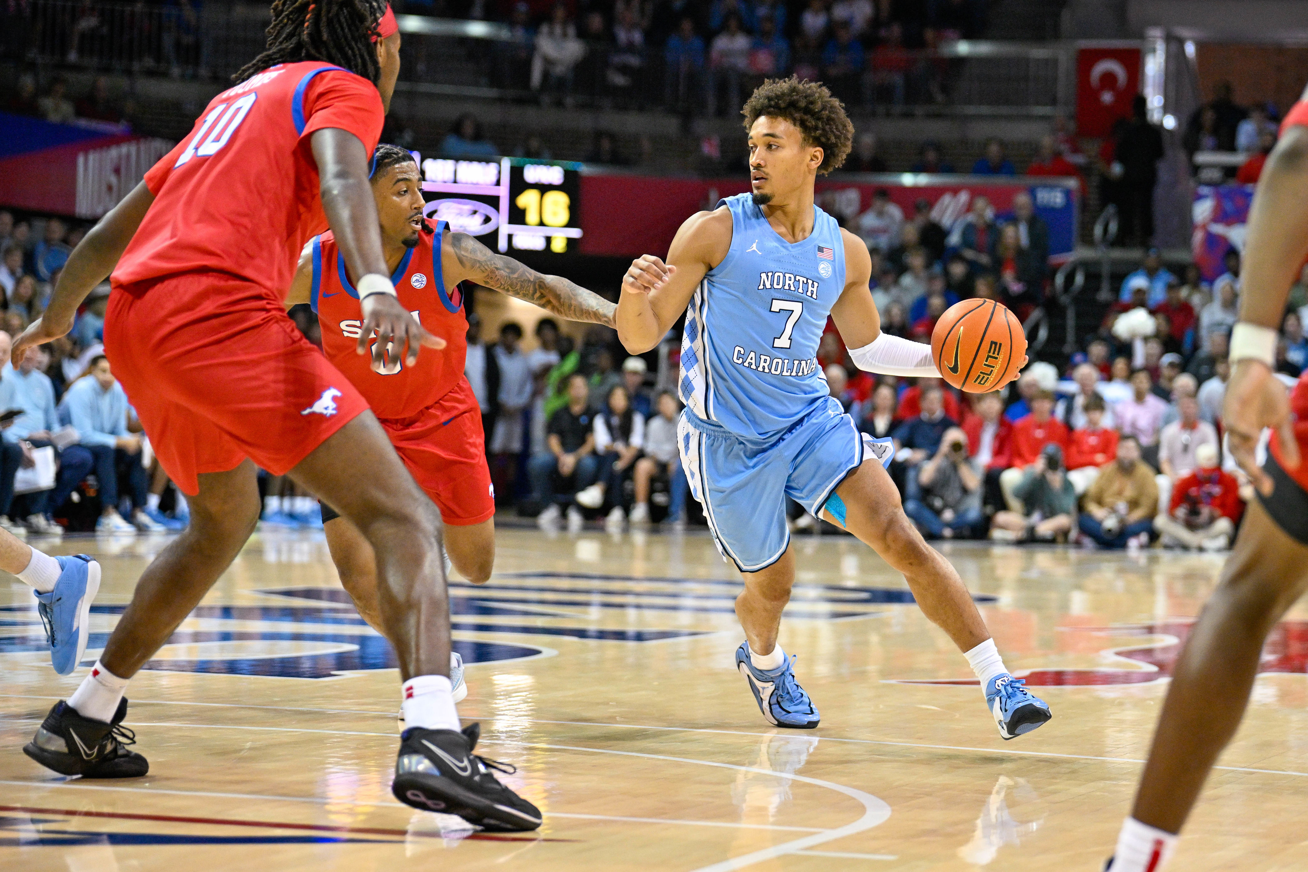 Seth Trimble is UNC’s player of the game against SMU