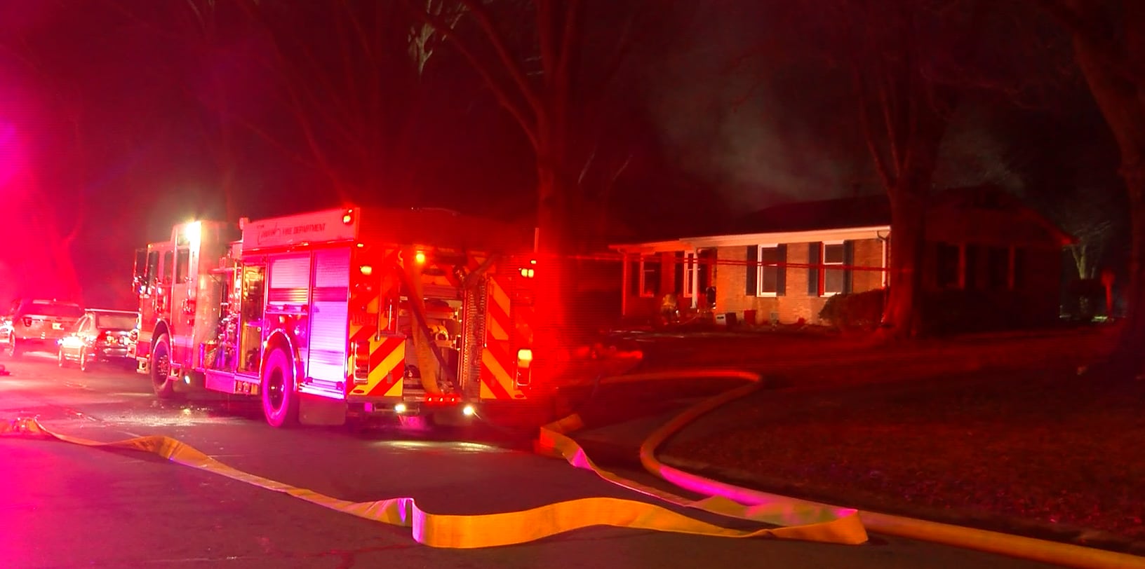 Concord house fire displaces family, kills two cats