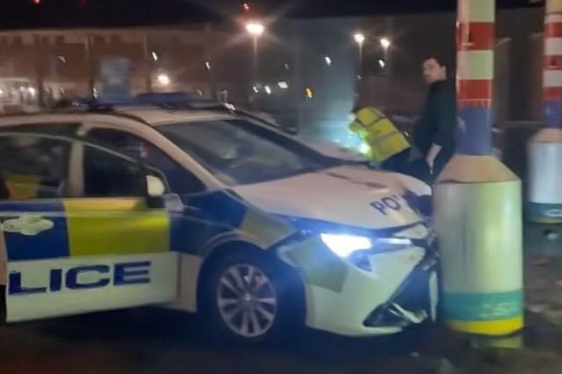 West Midlands Police response after officers' cars crash near Coventry ...