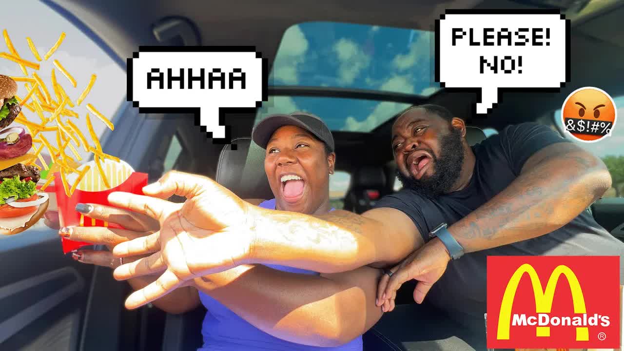 I threw my husband's food out the window to see his reaction *bad idea*