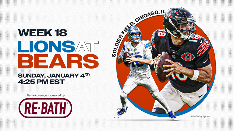 Detroit Lions vs. Chicago Bears today: Updates, score, highlights