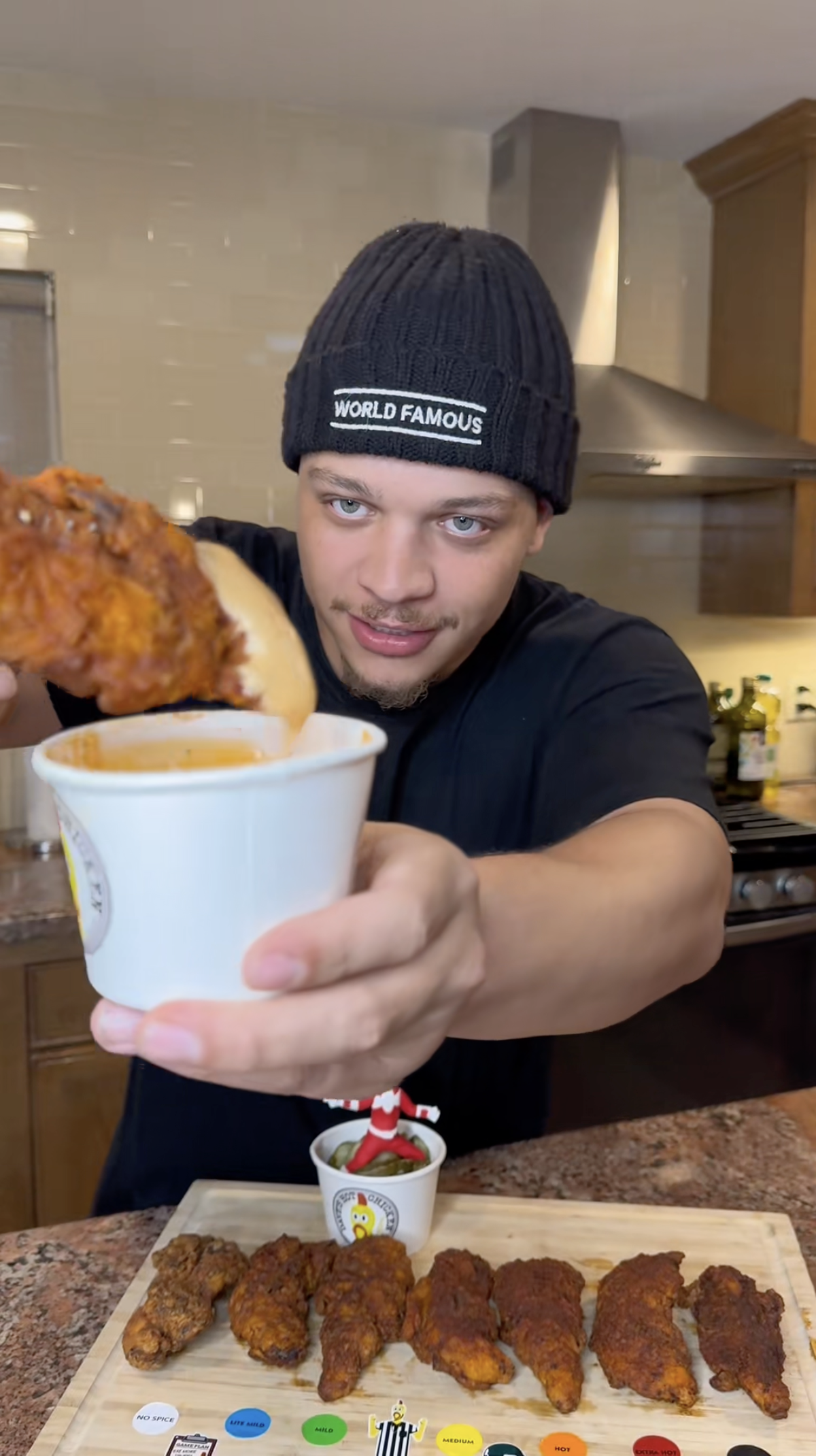 Live spice king chicken flavor tasting with a twist