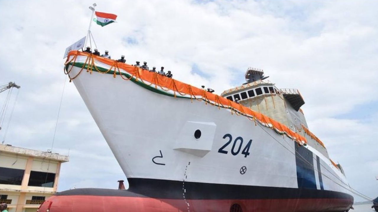 Def minister to commission Coast Guard’s 1st indigenously-built ...